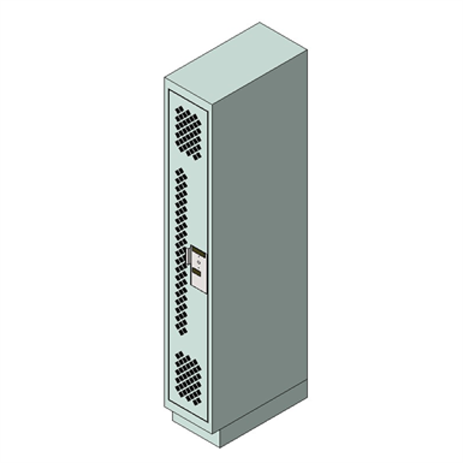 BIM objects - Free download! Personal Storage Locker Full Single Door ...
