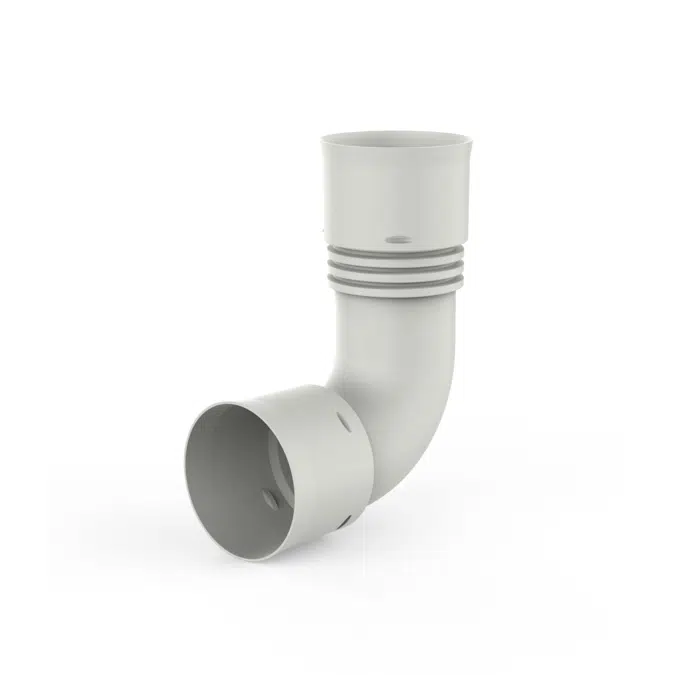 BIM objects - Free download! DucoFlex Elbow 90° D90 | BIMobject