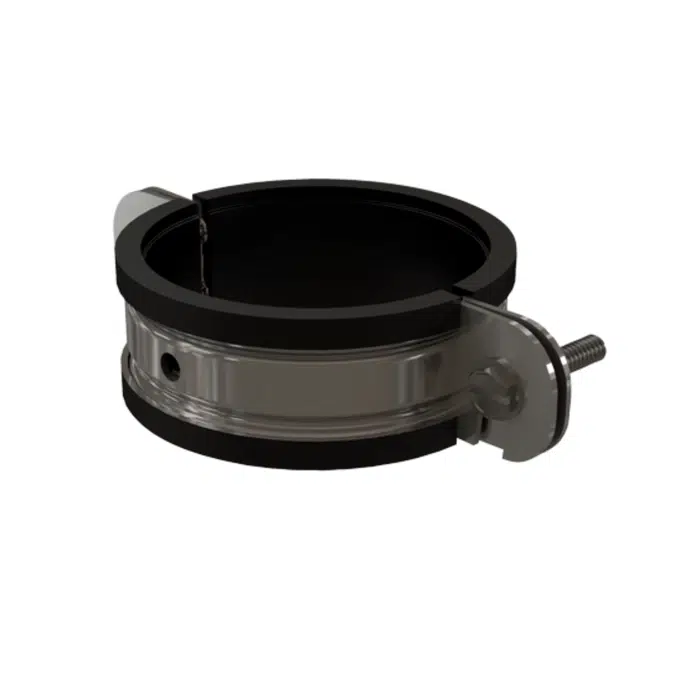 BIM objects - Free download! 2" Support Clamp With 3/8" Nut | BIMobject