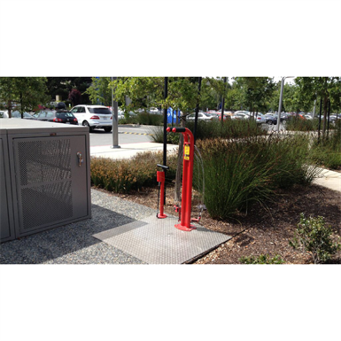 Objetos BIM - ¡Descarga gratis! Public Work Stand | BIMobject