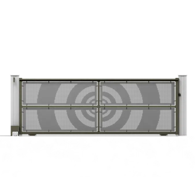 BIM objects - Free download! Cible Sliding Gate | BIMobject