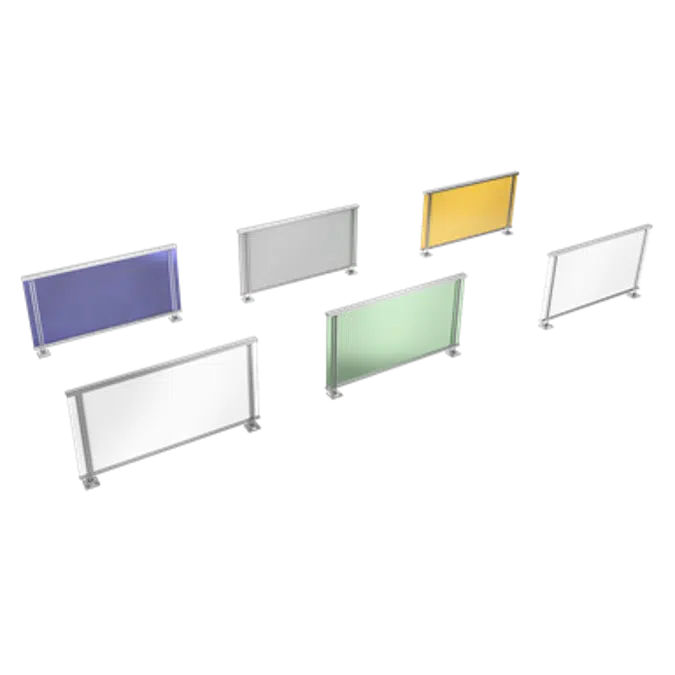 BIM objects - Free download! Balustrades infill under handrail | BIMobject