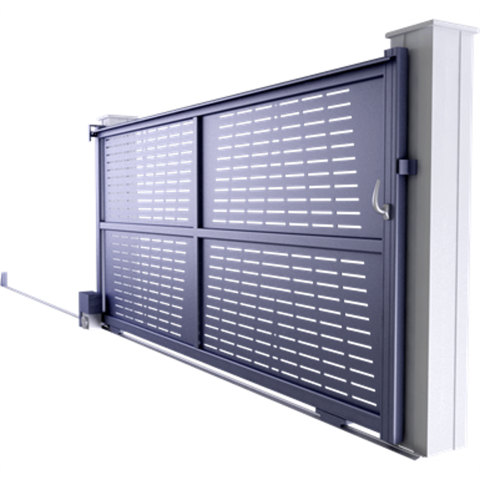BIM objects - Free download! Creation Line - Toulouse Sliding Gate ...