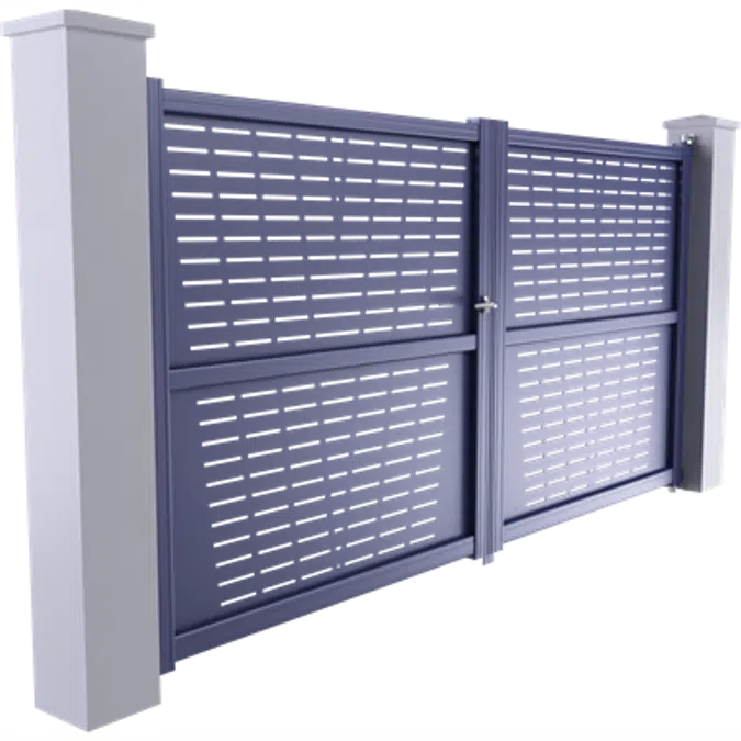 BIM objects - Free download! Creation Line - Vesoul Swinging Gate Model ...