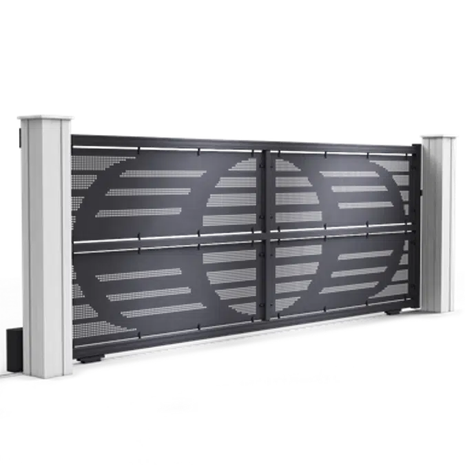 BIM objects - Free download! Yin Sliding Gate | BIMobject