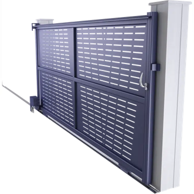 BIM objects - Free download! Creation Line - Albi Sliding Gate Model ...