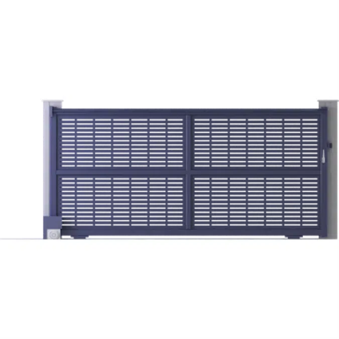 BIM objects - Free download! Creation Line - Sète Sliding Gate Model ...