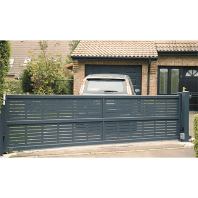 BIM objects - Free download! Creation Line - Sète Sliding Gate Model ...