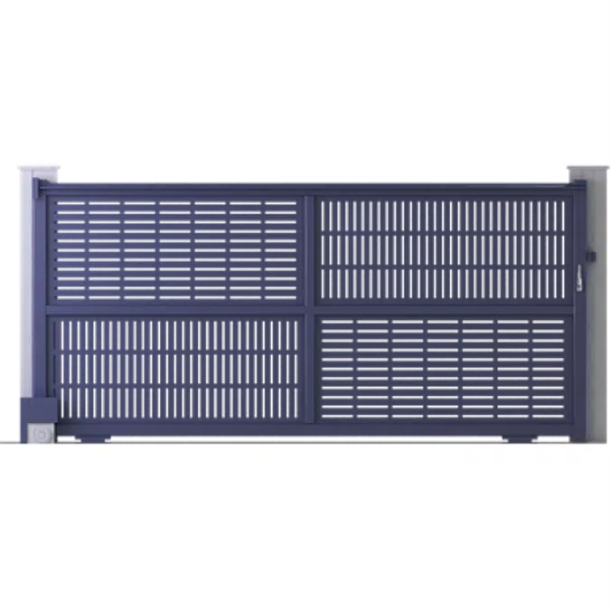 BIM objects - Free download! Creation Line - Béziers Sliding Gate Model ...