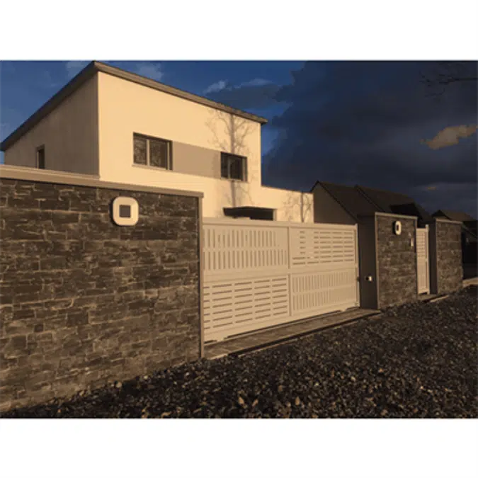 BIM objects - Free download! Creation Line - Béziers Sliding Gate Model ...