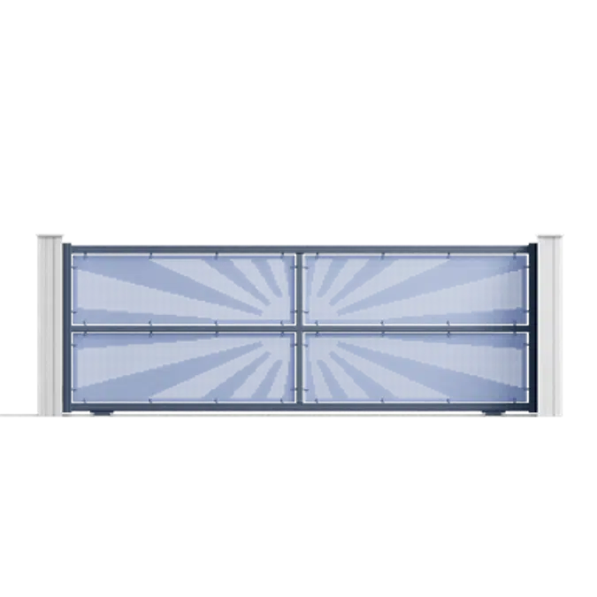 BIM objects - Free download! Soleil Sliding Gate | BIMobject