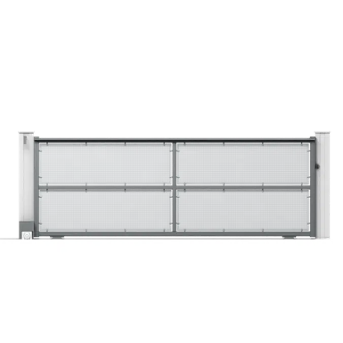 BIM objects - Free download! Micro-Perforated Sliding Gate | BIMobject