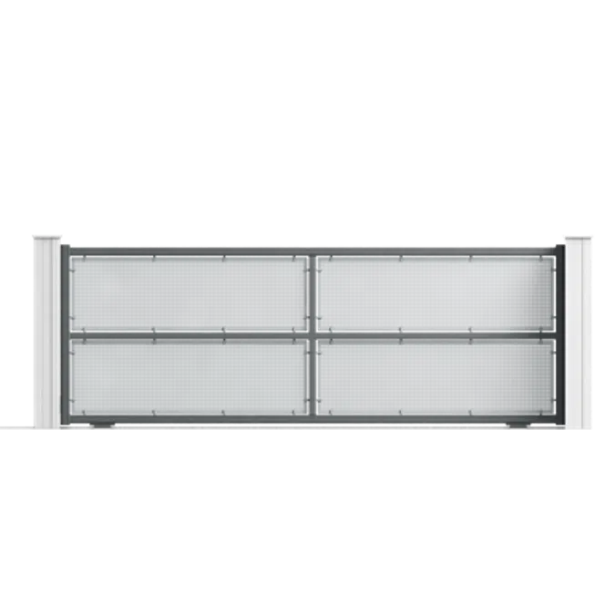 BIM objects - Free download! Micro-Perforated Sliding Gate | BIMobject