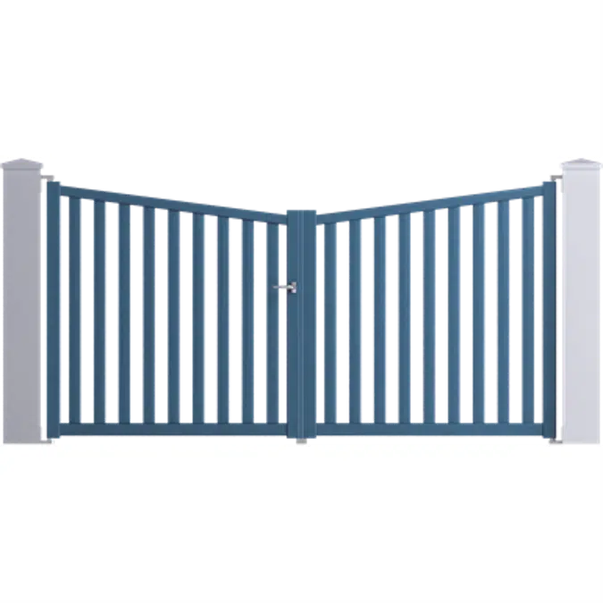 BIM objects - Free download! Horizon Line - Valence Swinging Gate Model ...