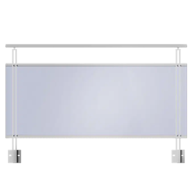 BIM objects - Free download! Balustrades infill under intermediate rail ...