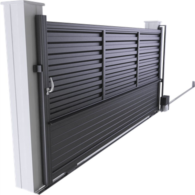 MetaData.Title Discretion Line - Floriana Sliding Gate Model a | BIMobject