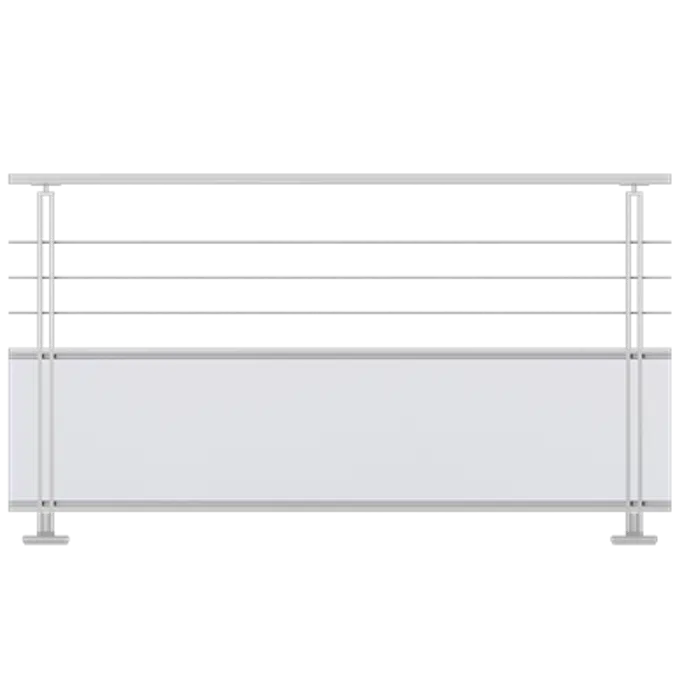 BIM objects - Free download! Balustrades with cables and infill | BIMobject