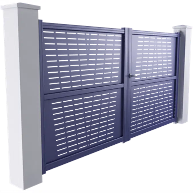 BIM objects - Free download! Creation Line - Albi Swinging Gate Model ...