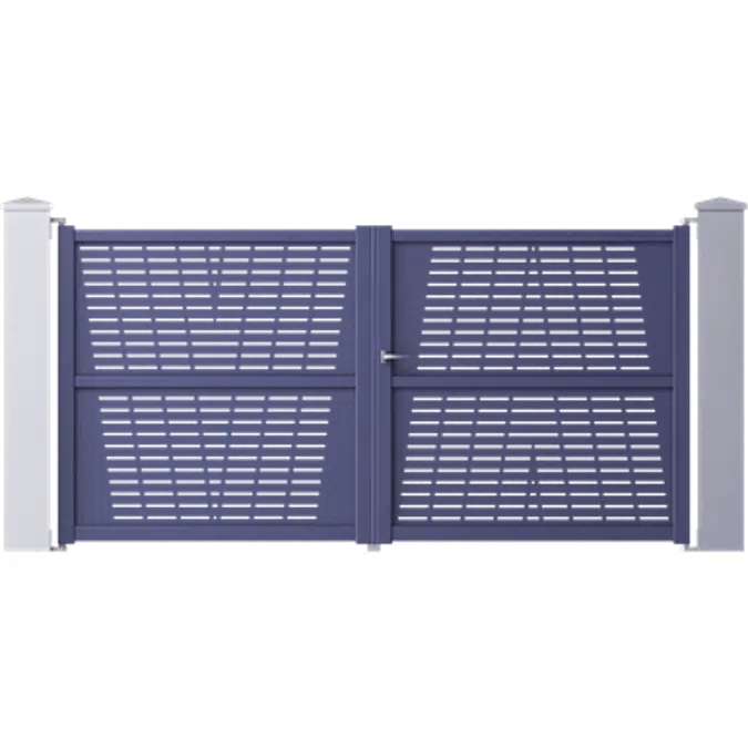 BIM objects - Free download! Creation Line - Albi Swinging Gate Model ...