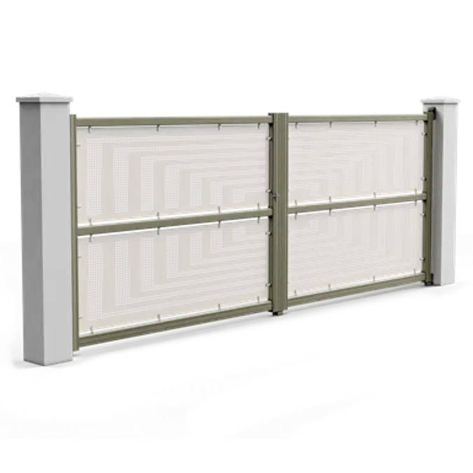 BIM objects - Free download! Pyramide Swinging Gate | BIMobject