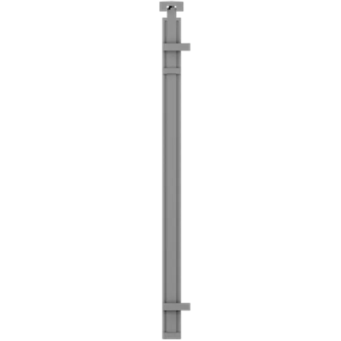 BIM objects - Free download! Balustrades with bars under intermediate ...