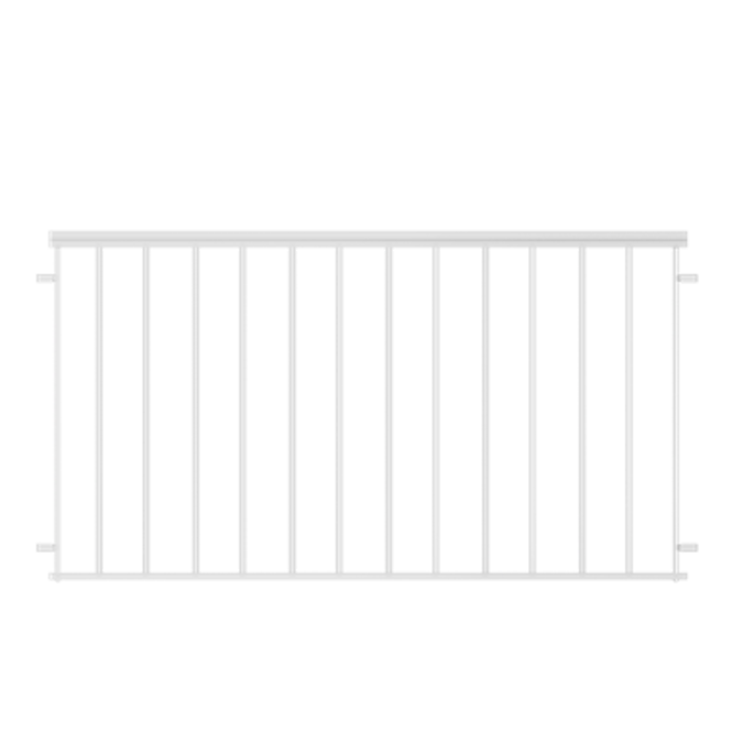 BIM objects - Free download! Balustrades with bars under handrail ...