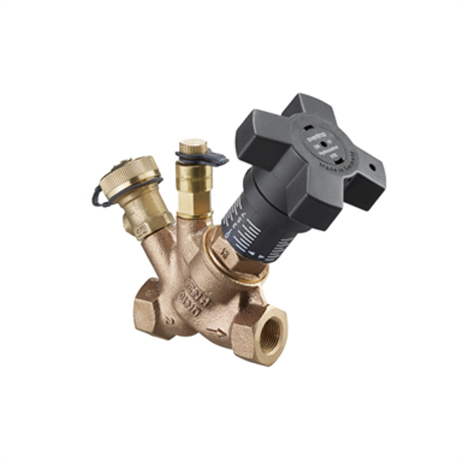 BIM objects - Free download! Balancing valve "Hydrocontrol VTR" DN 15 ...