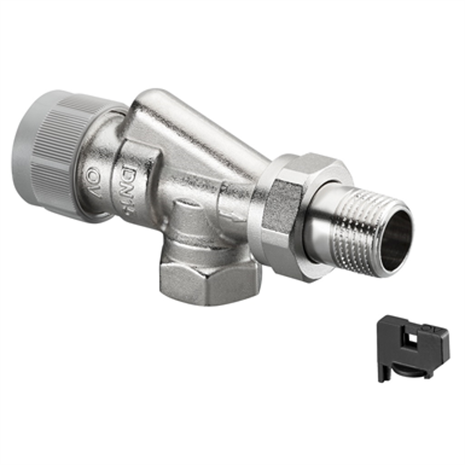 Objetos BIM - ¡Descarga gratis! Automatic thermostatic valve "AQ"DN 15 ...