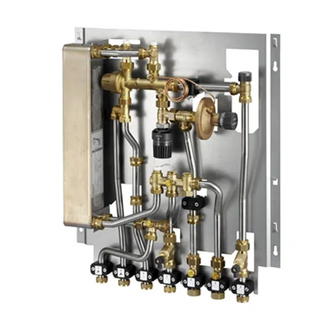 BIM objects - Free download! Dwelling station "Regudis W-HTF" | BIMobject