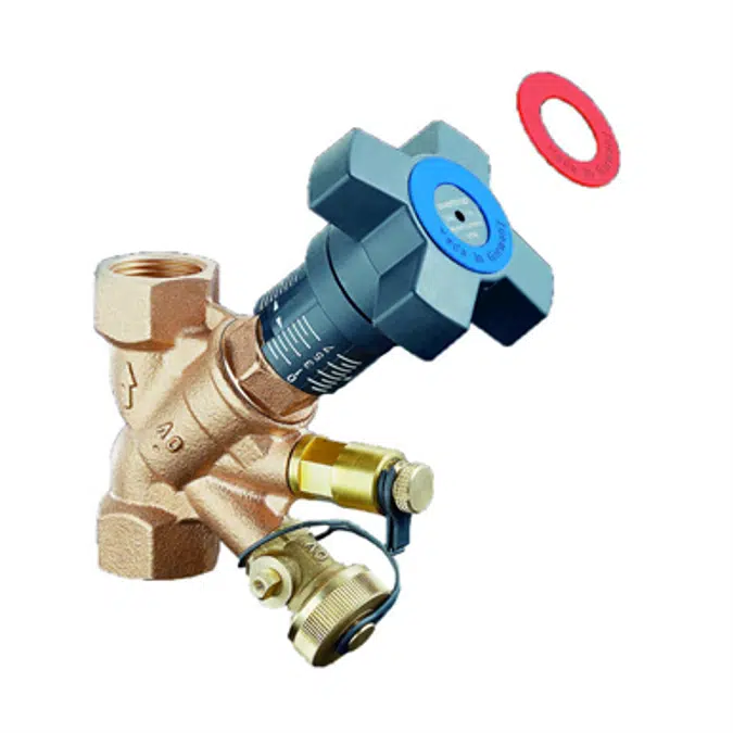 BIM objects - Free download! Balancing valve "Hydrocontrol VPR" 106030 ...