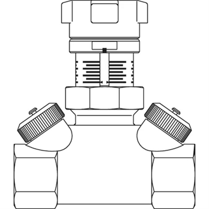 BIM objects - Free download! Balancing valve "Hycocon VTZ" | BIMobject