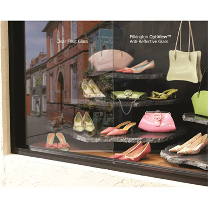 BIM objects - Free download! Pilkington OptiView™ Anti-Reflective Glass ...