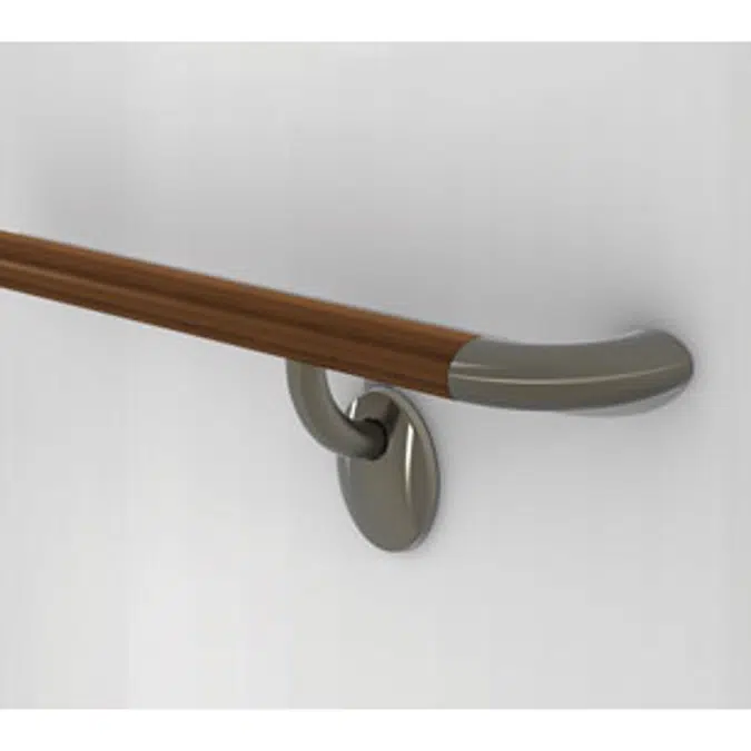 BIM objects - Free download! HR9 Northern Hardwoods® Real Wood Handrail ...