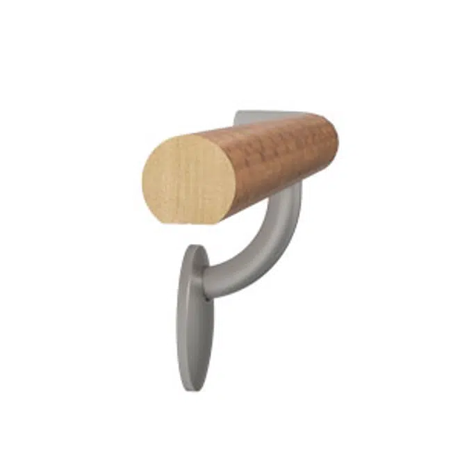 BIM objects - Free download! HR9 Northern Hardwoods® Real Wood Handrail ...
