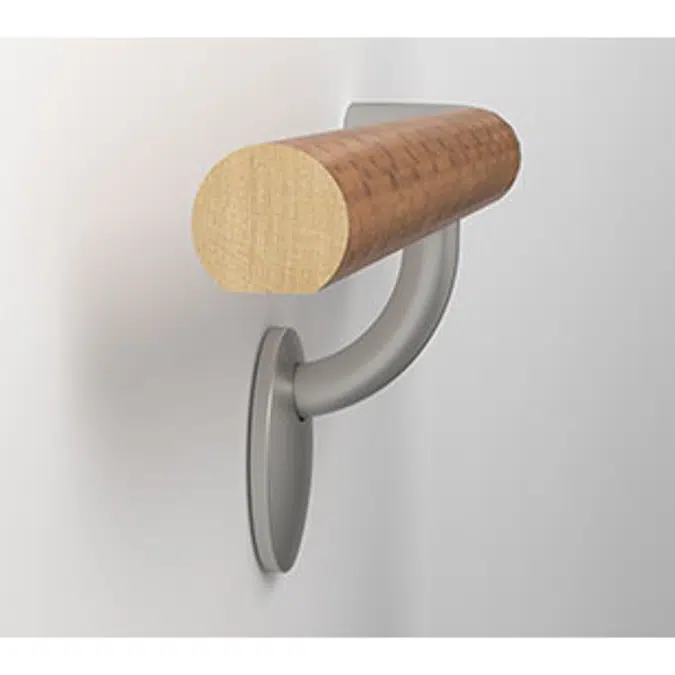 BIM objects - Free download! HR9 Northern Hardwoods® Real Wood Handrail ...