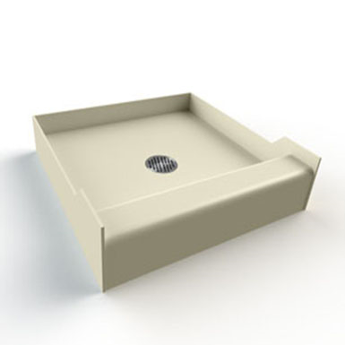 BIM objects - Free download! BioPrism Solid Surface Custom Shower ...