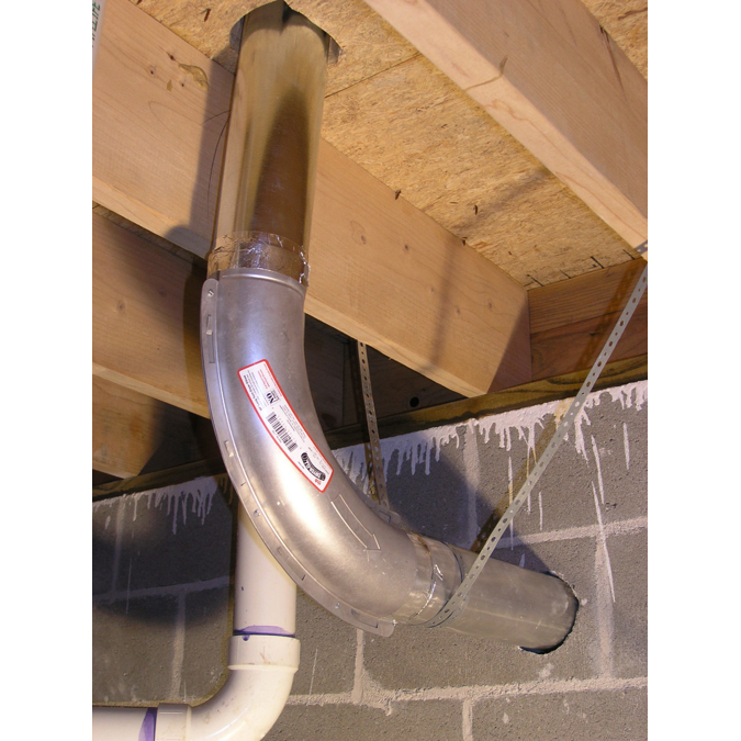 BIM objects - Free download! LT90 Dryer-Ell - Long-turn Dryer Elbow ...