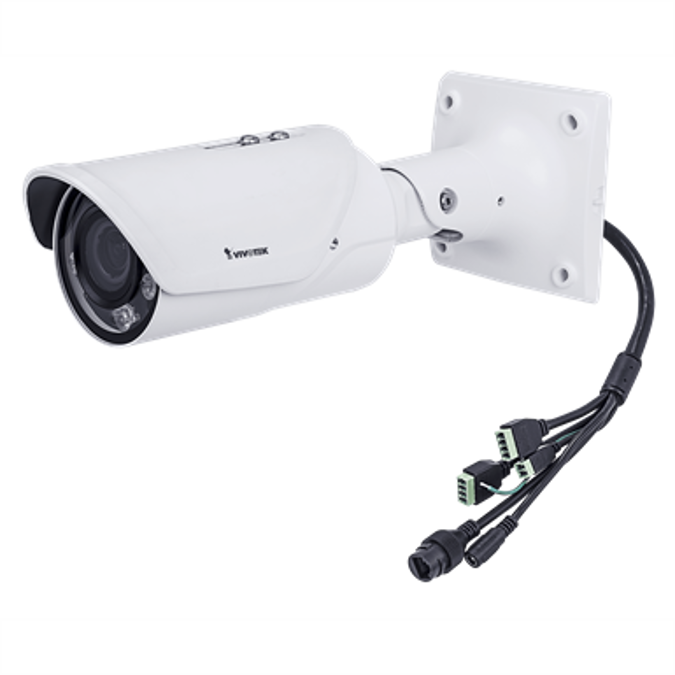 BIM objects - Free download! IB9367-HT Bullet Network Camera | BIMobject