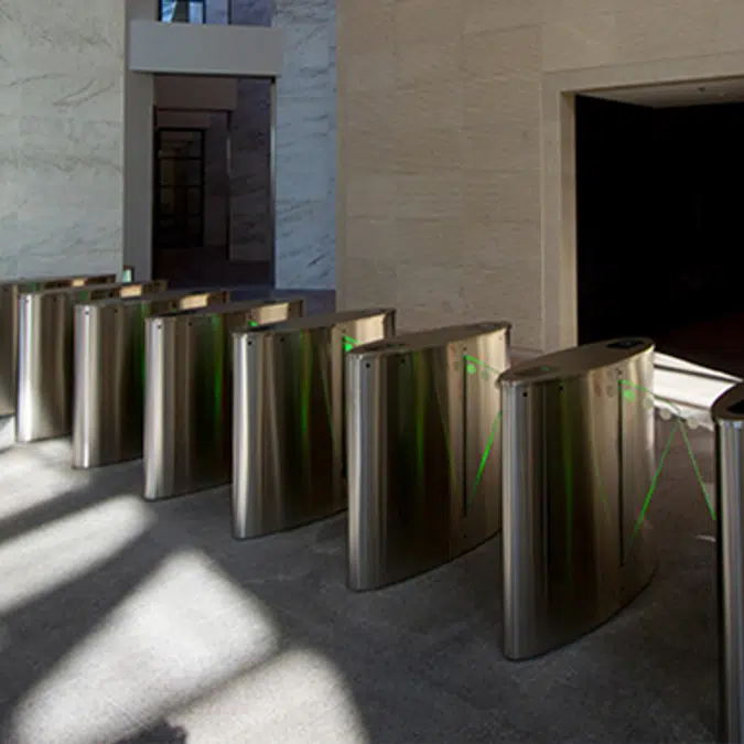 BIM objects - Free download! Speedlane 300 (EMEA-ASIA) Speed gate ...