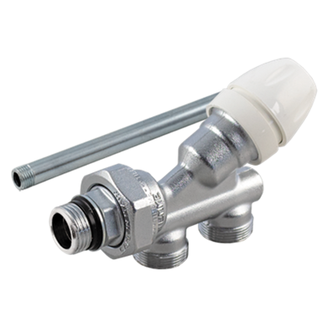 BIM objects - Free download! 3388K _ Double pipe thermostatically ...