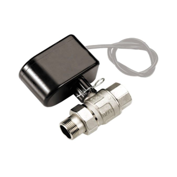 BIM objects - Free download! 2133-2138 _ 2-way motorized ball valve ...