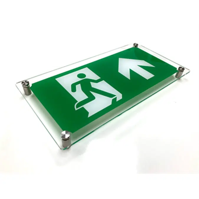 BIM objects - Free download! Fire Safety Sign - Wall Fire Exit (Non ...