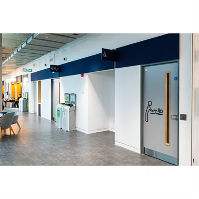 BIM objects - Free download! Wayfinding - Projecting Wall Sign | BIMobject