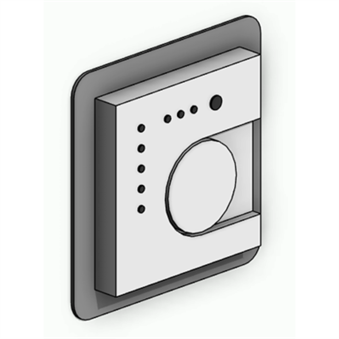 BIM objects - Free download! KNX - System M - RTC unit - PI - Push ...