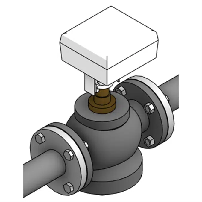 BIM objects - Free download! SE - PIBCV Valves - VP220E With PT Ports ...