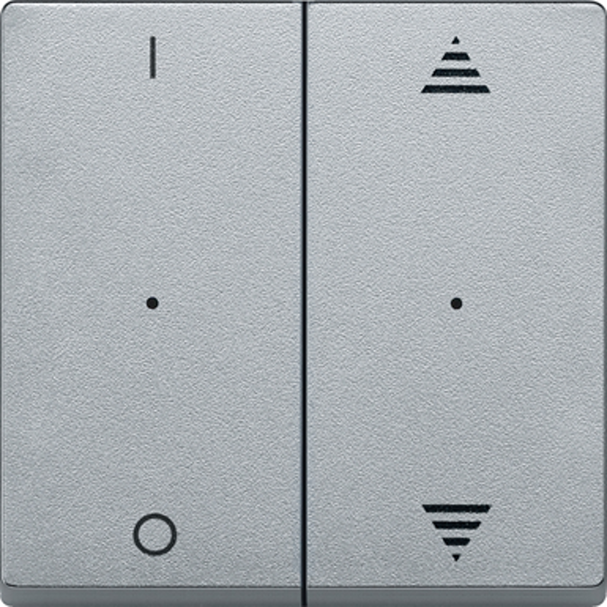 BIM objects - Free download! KNX - System M - Rockers for 2-gang push ...