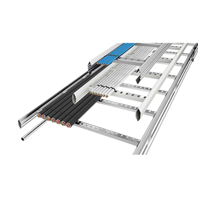 BIM objects - Free download! Wibe KHZSP&KHZPS Cable ladders PG | BIMobject