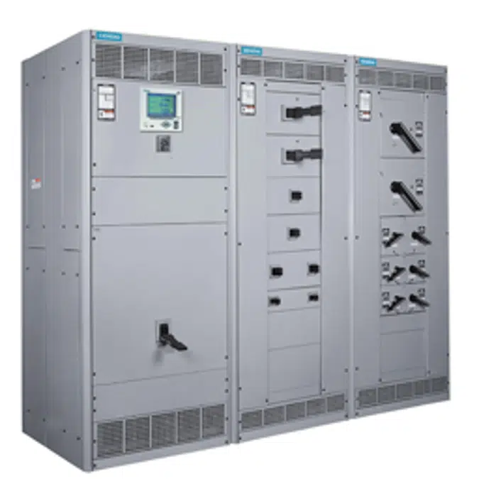 BIM objects - Free download! SENTRON Front Connected Switchboards ...