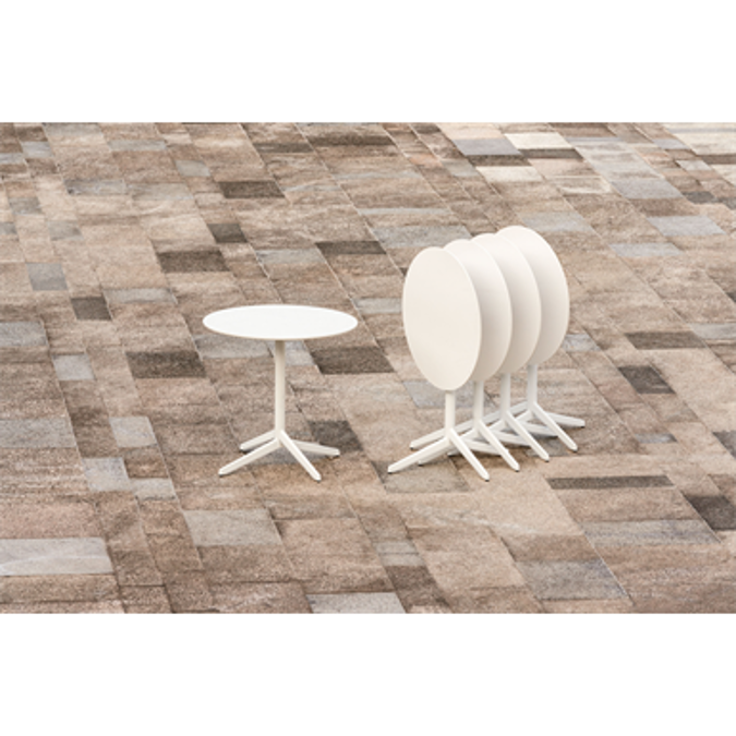 BIM objects - Free download! Pile table medium | BIMobject