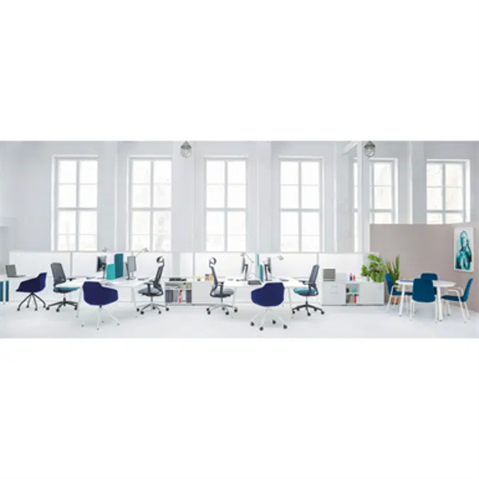 BIM objects - Free download! Sava Task chair | BIMobject